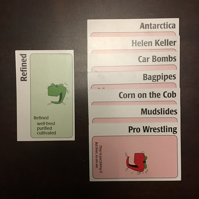 Apples to Apples – Game Night Blog