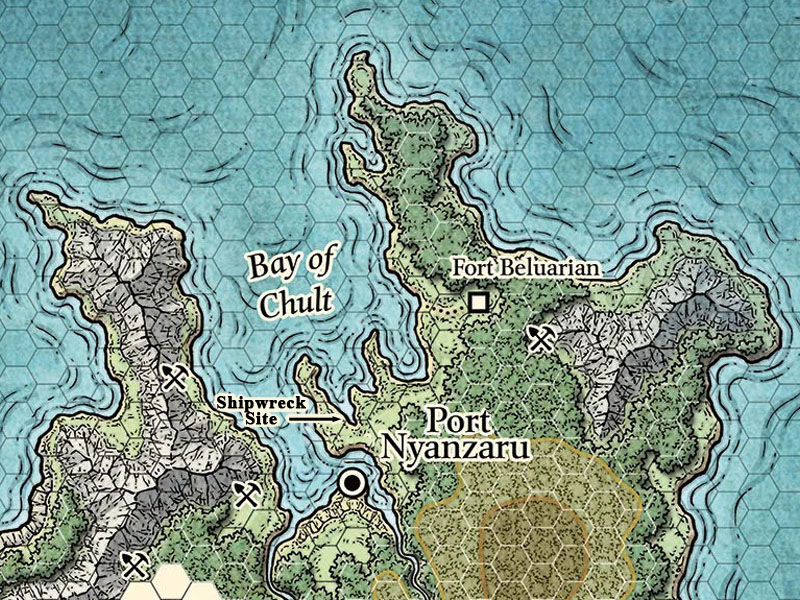 Chult Bay Map shipwreck – Game Night Blog